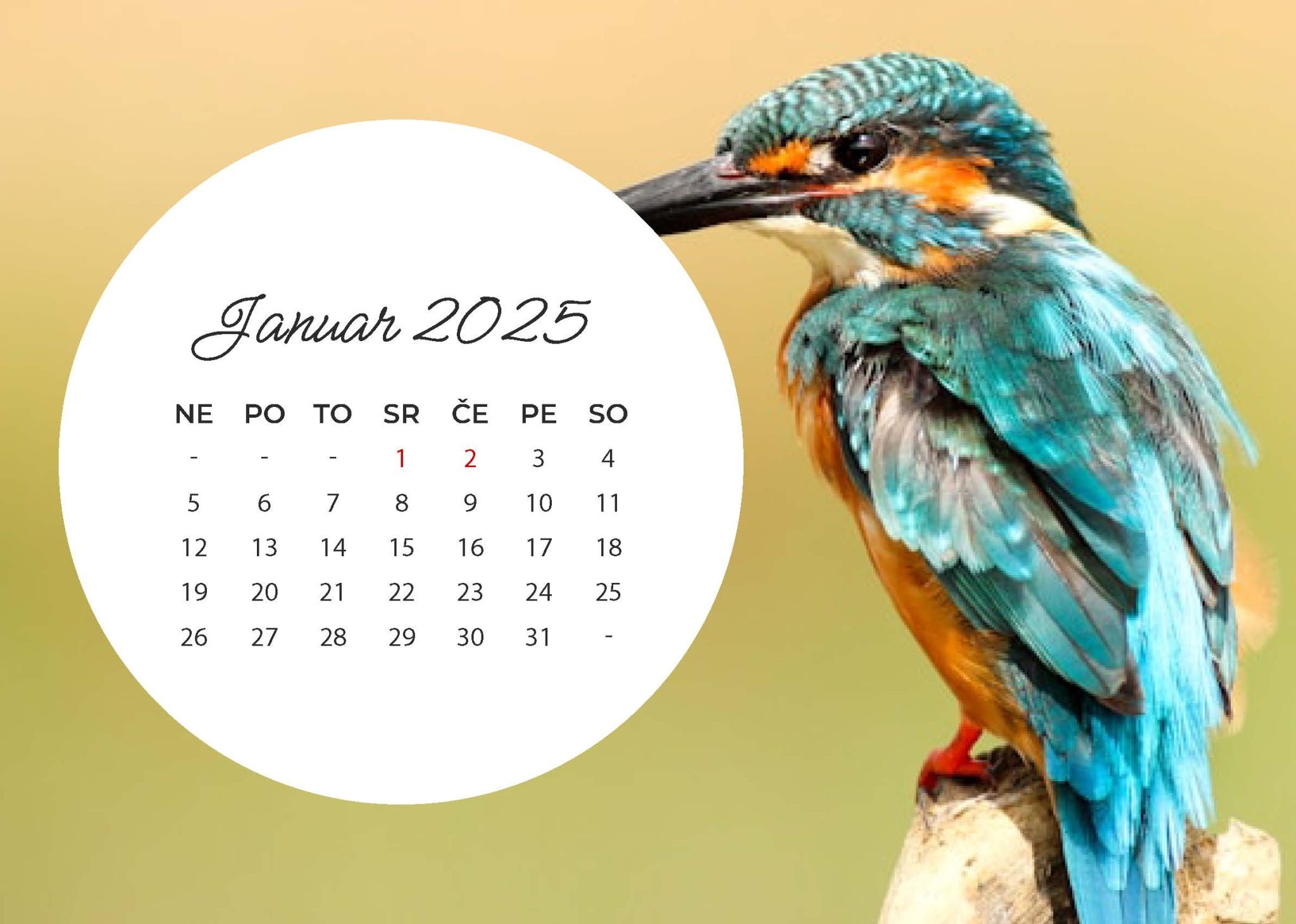 Predloge koledarjev 2025 – Natisni-koledar.si